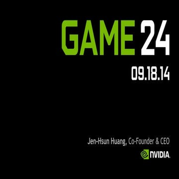 GAME24 Jen-Hsun Huang Keynote | PDF