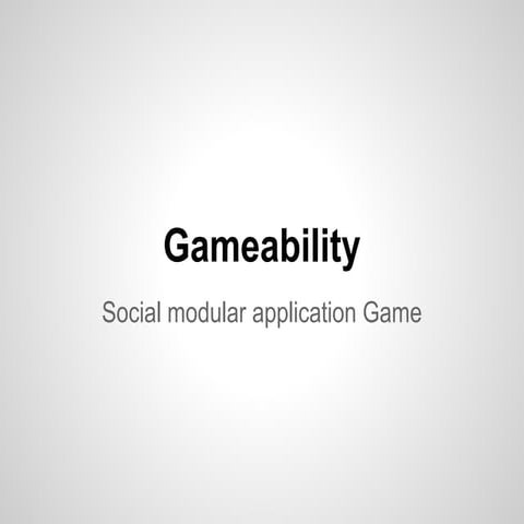 Gameability | PDF