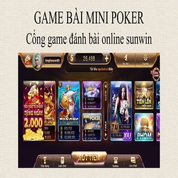 GAME BÀI MINI POKER | PPT