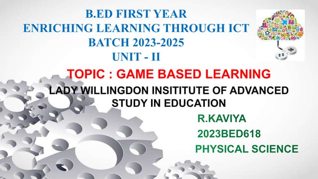 Different Offline Game-Based instruction | PPTX