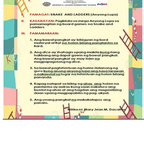 GRADE 4 FILIPINO LESSON PLAN | DOC