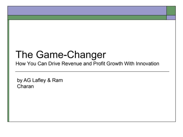 Game Changer Book Summary ppt game-changer-book-summary-ppt