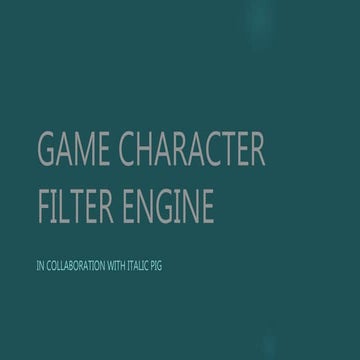 Game character creator | PPT