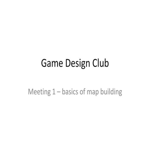 Game design club 1 | PPTX | Roleplaying Games | Games and Puzzles