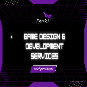 Game Design & Development Services and solution.pdf