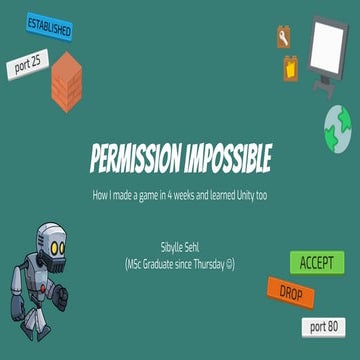 How to make a video game in 4 weeks | PPT