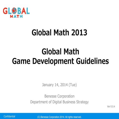 Global Math Game Guideline English Version | PDF