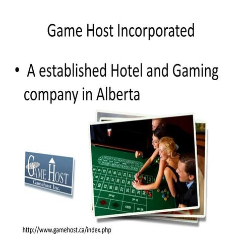 Chapter 11 – the gaming entertainment industry | PPTX