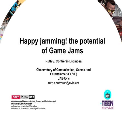 Happy jamming! the potential of Game Jams | PDF