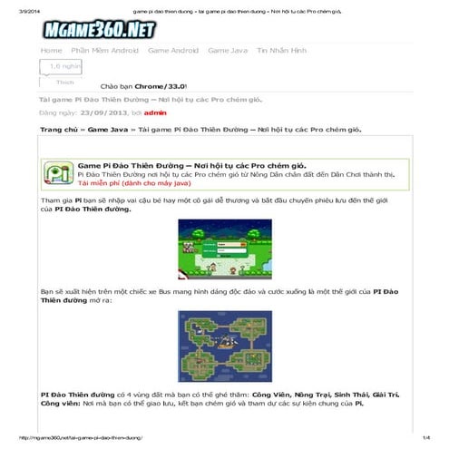 Game pi dao thien duong | PDF