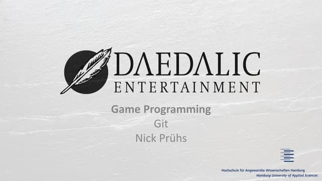 Game Programming - Git | PPT Game Programming - Git | PPT