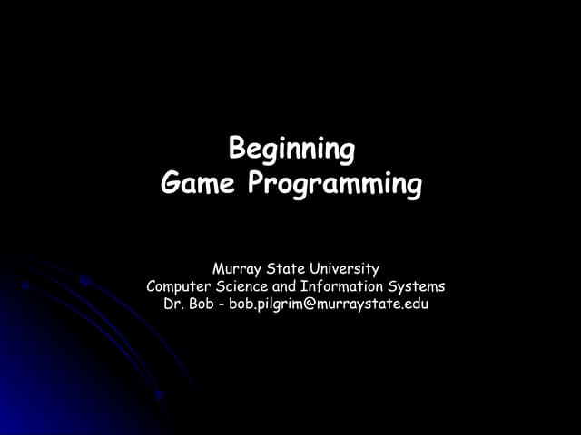 Game Programming Workshop Ppt 5637