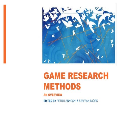 Game research methods book introduction | PPTX | Video Game Genres ...