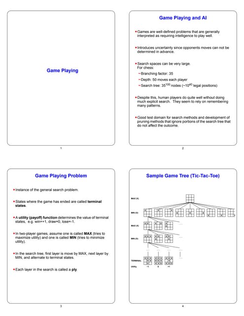 Artificial Intelligence- TicTacToe game | PPT