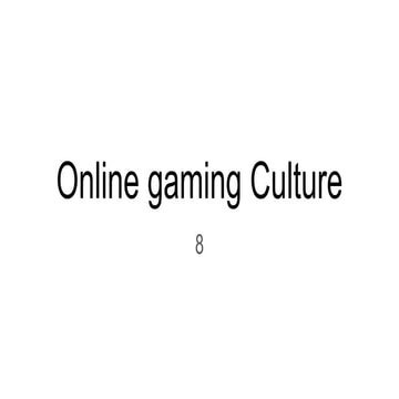Games 8 worlds | PPTX