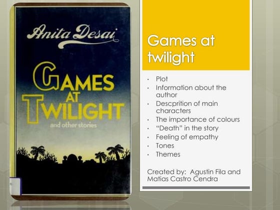 Essay games at Twilight | PDF