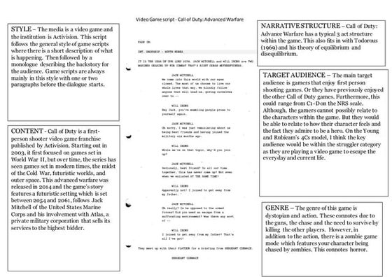 Video game script analysis | PDF