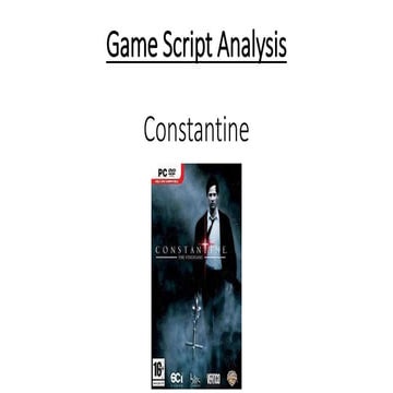 Game script analysis | PPT