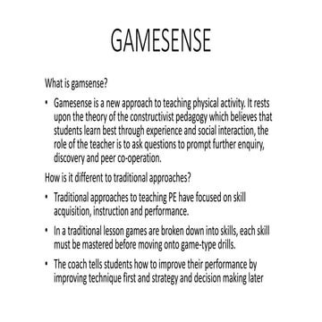 Gamesense