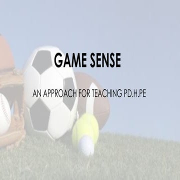 Game Sense | PPTX