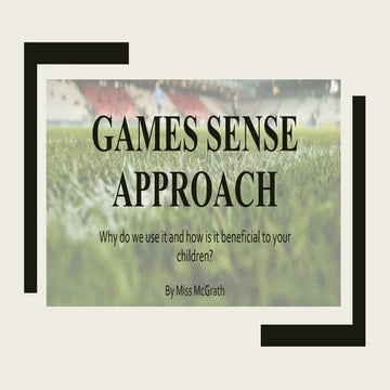 Game sense | PPTX