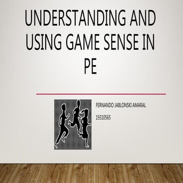 Game sense | PPT