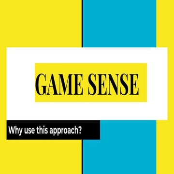 Game sense | PPT
