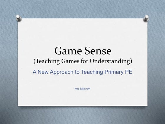 Game sense ppoint | PPT