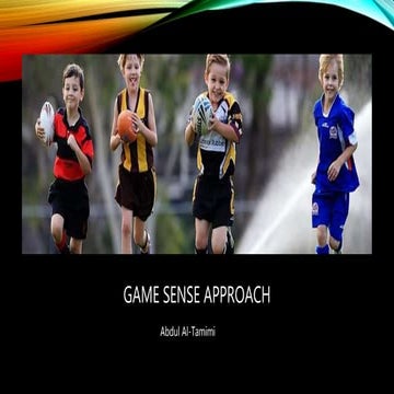 Game Sense approach | PPTX
