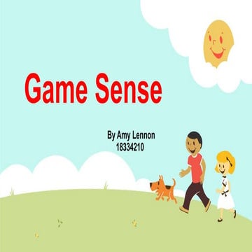 Game sense | PPT