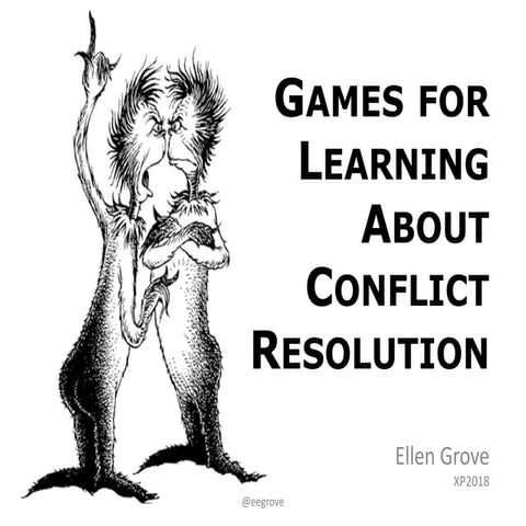 Games for learning about Conflict Resolution | PDF