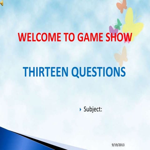 Game show | PPT