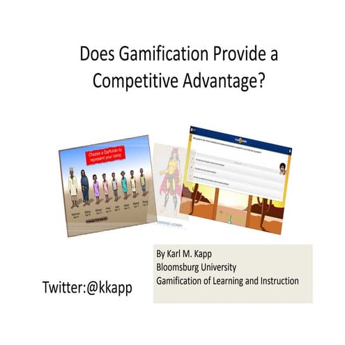 Demystifying Gamification in Learning | PPTX