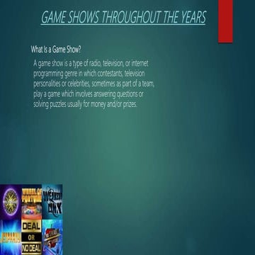Game Shows 1 | PPT