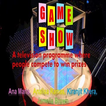 Game Shows | PPTX | Awards Shows | Events