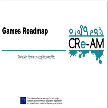 Games Industry Adaptive Roadmap CGAT 2017 | PPT
