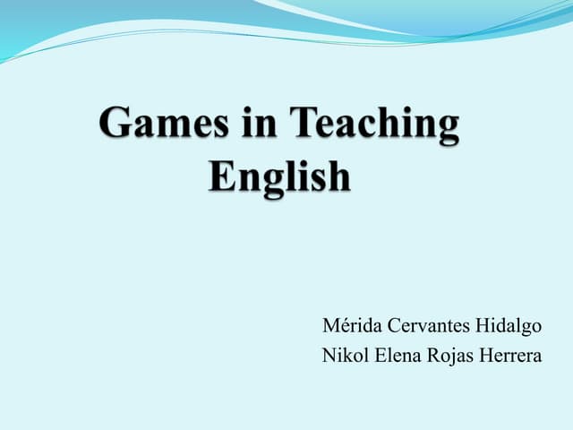 Vocabulary games | PPT