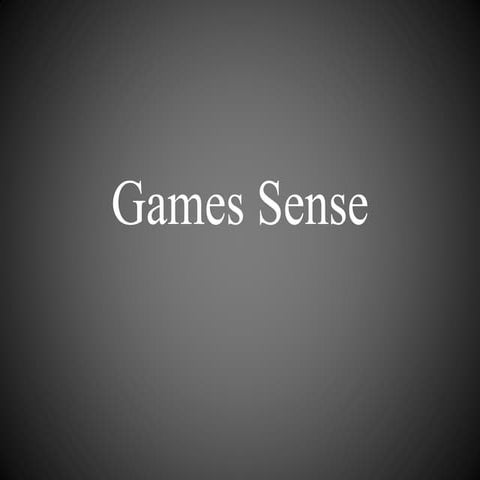 Games sense | PPT