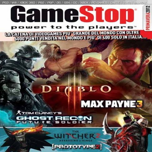 Catalogo GameStop Primavera 12 - parte 1 | PDF