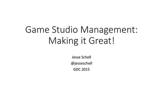 Organizational structure how to build an effective free to-play studio ...