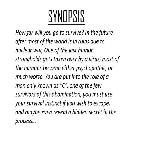 Game synopsis | PPTX