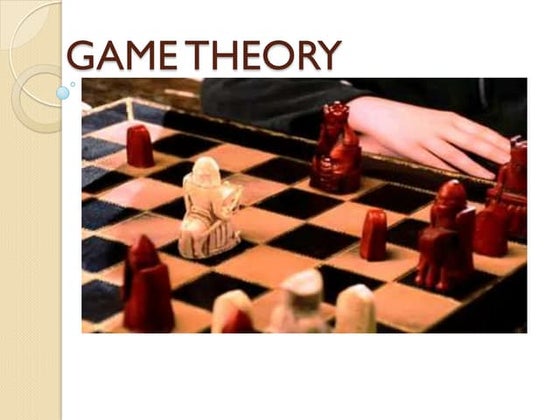 Game theory (Operation Research) | PPTX