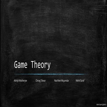 Game theory | PPT