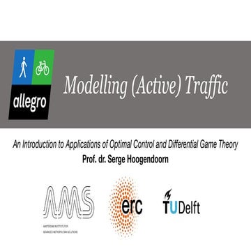 Differential game theory for Traffic Flow Modelling | PDF