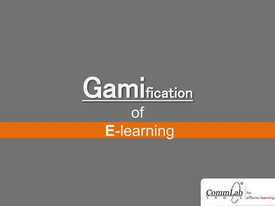 Gamification proposal | PPT