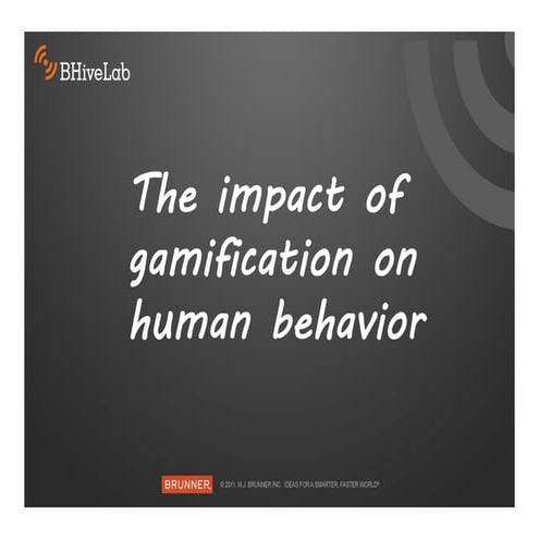 Gamification and Behavioral Change | PDF