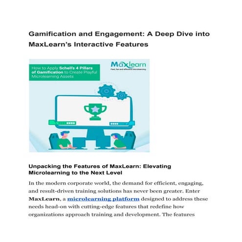 Gamification and Engagement_ A Deep Dive into MaxLearn’s Interactive Features.pdf
