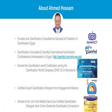 Gamification in education workshop | PPTX