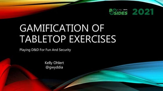 Area DC32 Tabletop Deck for BLue Team Village at DEF CON | PPT