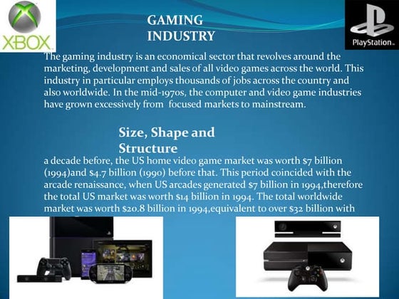 Game industry | PPTX | Video Game Genres | Video Gaming